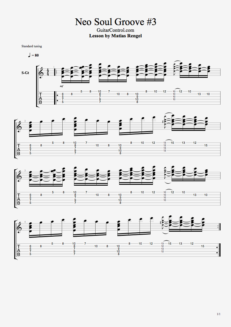 Killer Jazzy Neo Soul Chord Progression - Jazz Guitar Lesson w/ Matias ...