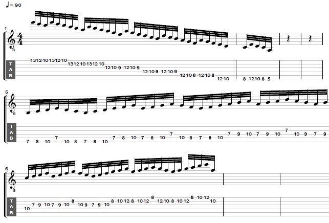 How to Shred Using Scale Sequences - Shred Guitar Lesson on Scale Sequences